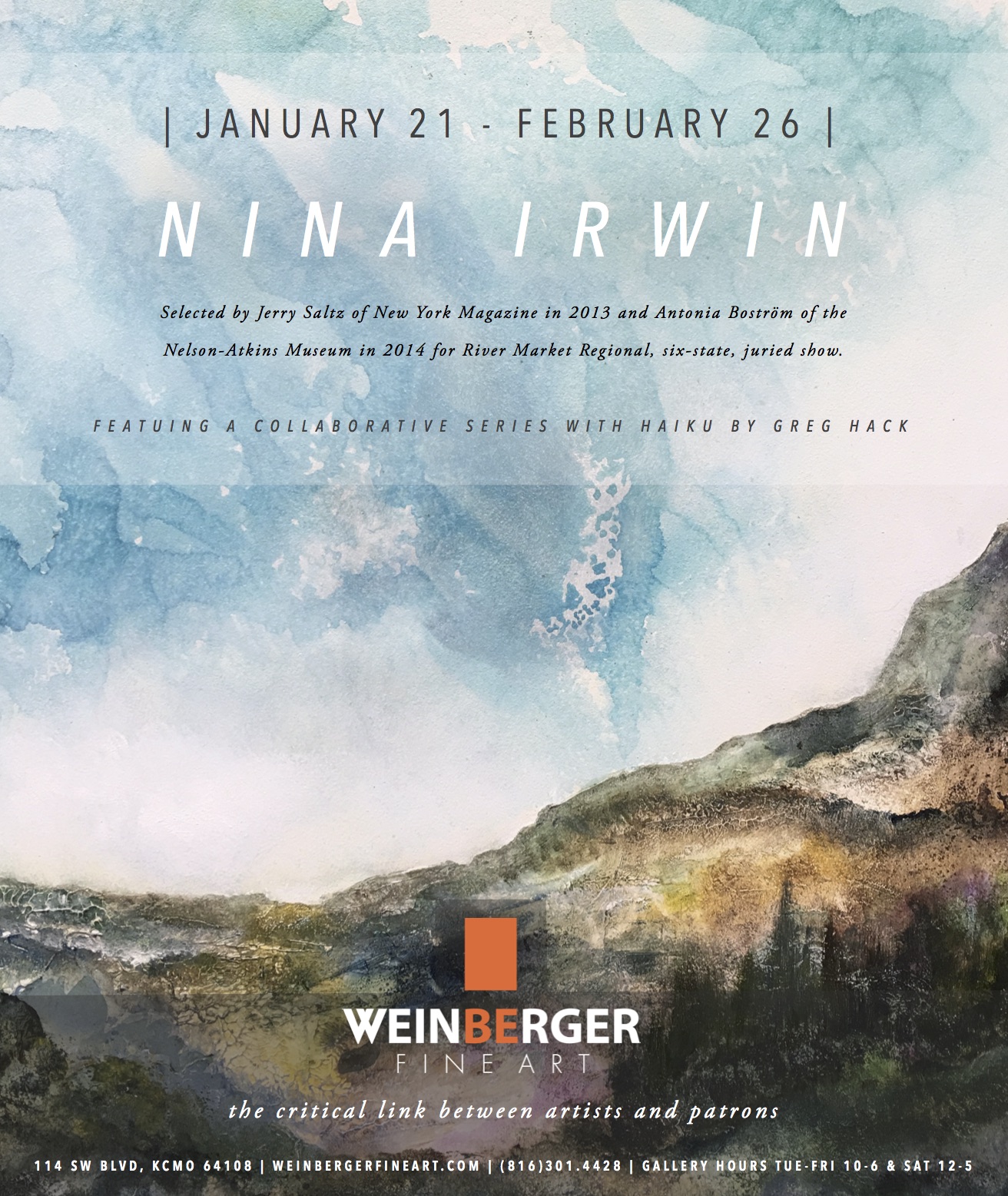 NINA IRWIN STUDIO MAG AD – KC STUDIO